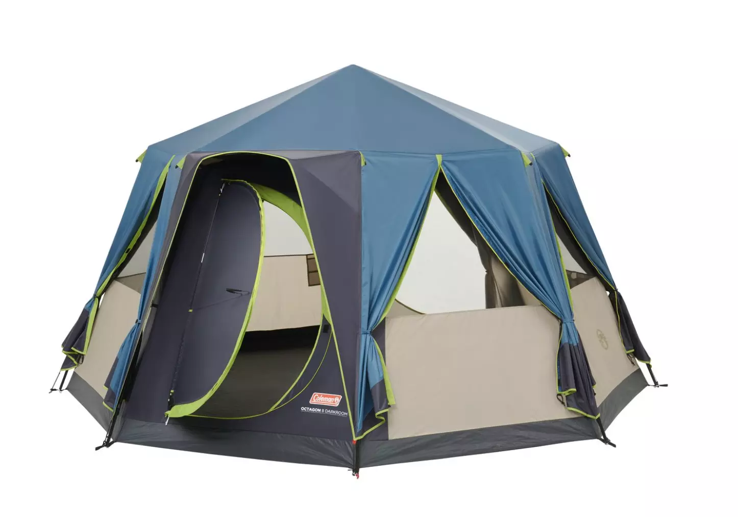 Coleman Octagon 8 Person Darkroom Family Camping Dome Tent | SoLow