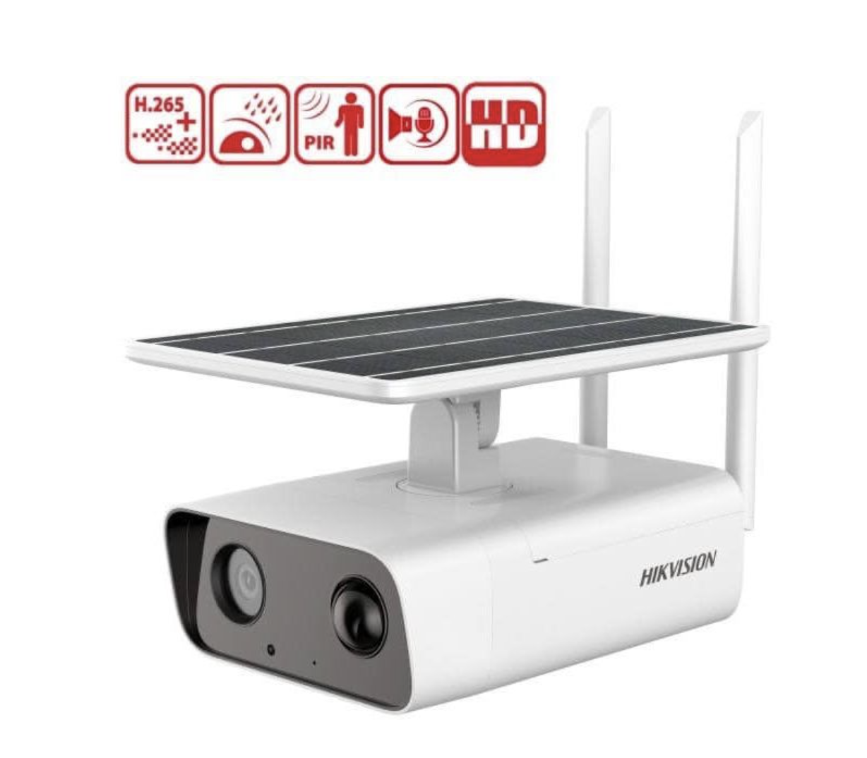 Hikvision 4MP solar 4G network camera, Human detection, 2 way audio ...