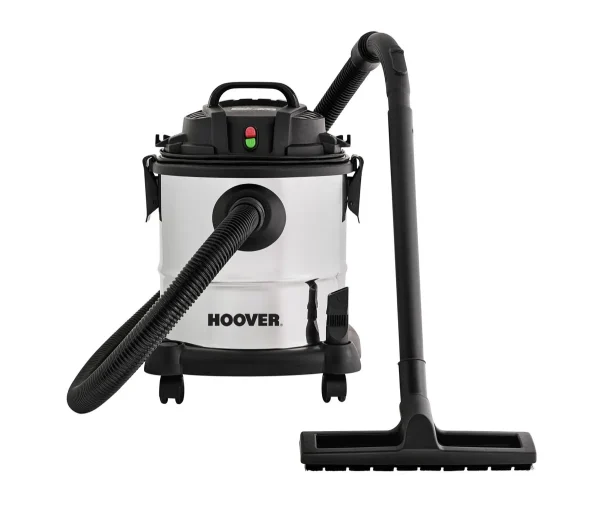 Hoover Stainless Steel 20L Wet Dry Drum Vacuum (New, open-box) - SoLow