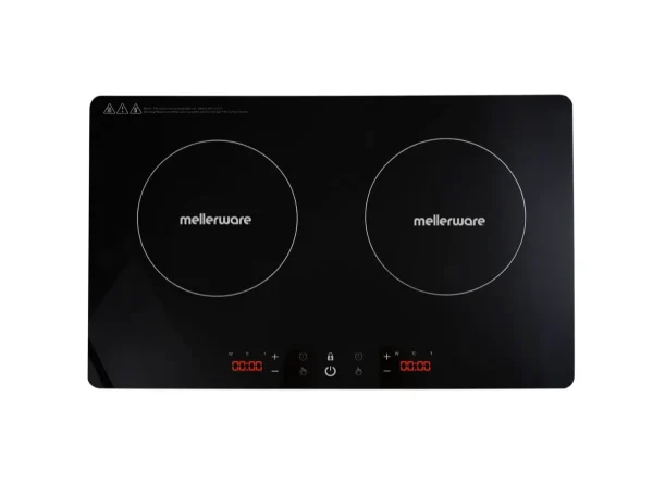 Mellerware Induction Cooker Double Glass Black 3000W Capri - 27250b ...